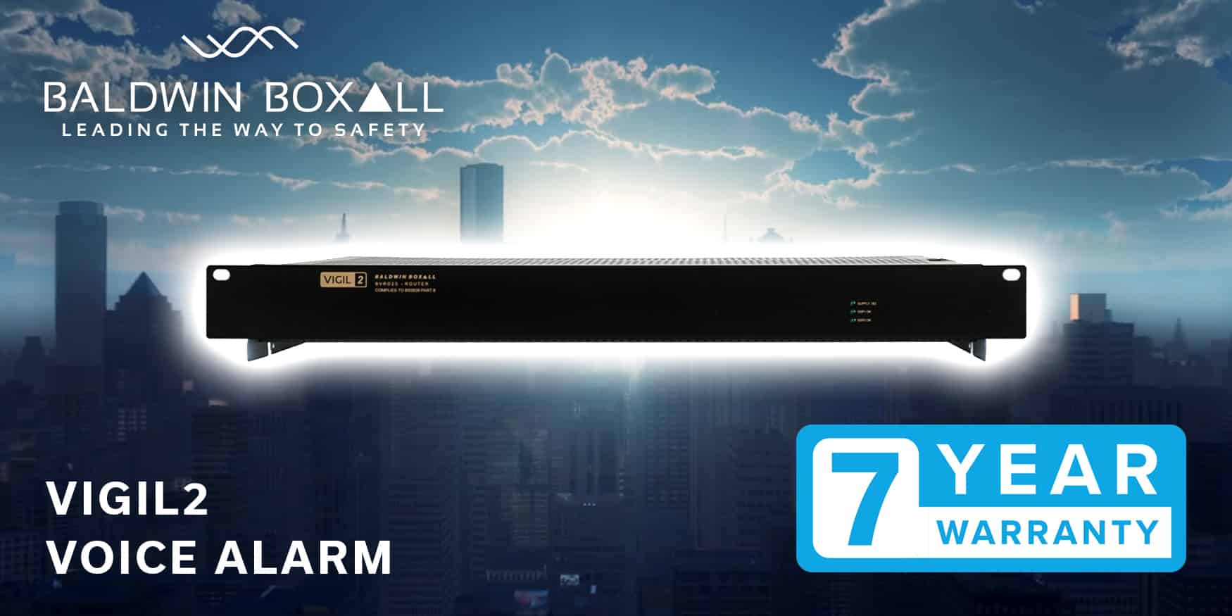 VIGIL2 BS EN54 Certified Voice Alarm System | Baldwin Boxall