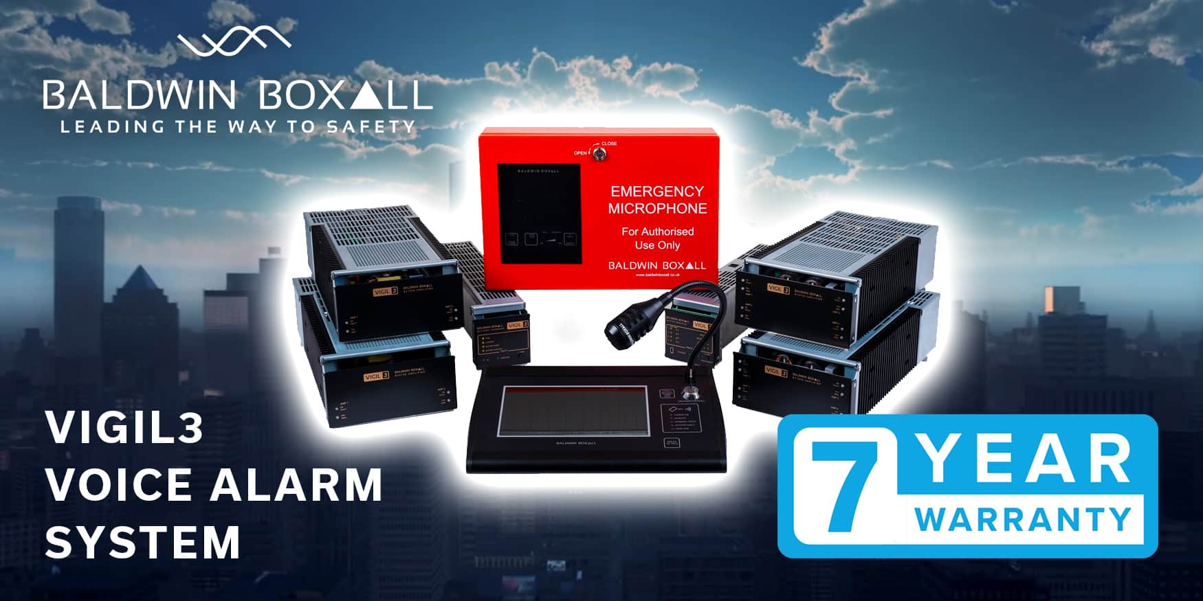VIGIL3 Voice Alarm BS EN54 (PAVA Alarm System) | Baldwin Boxall