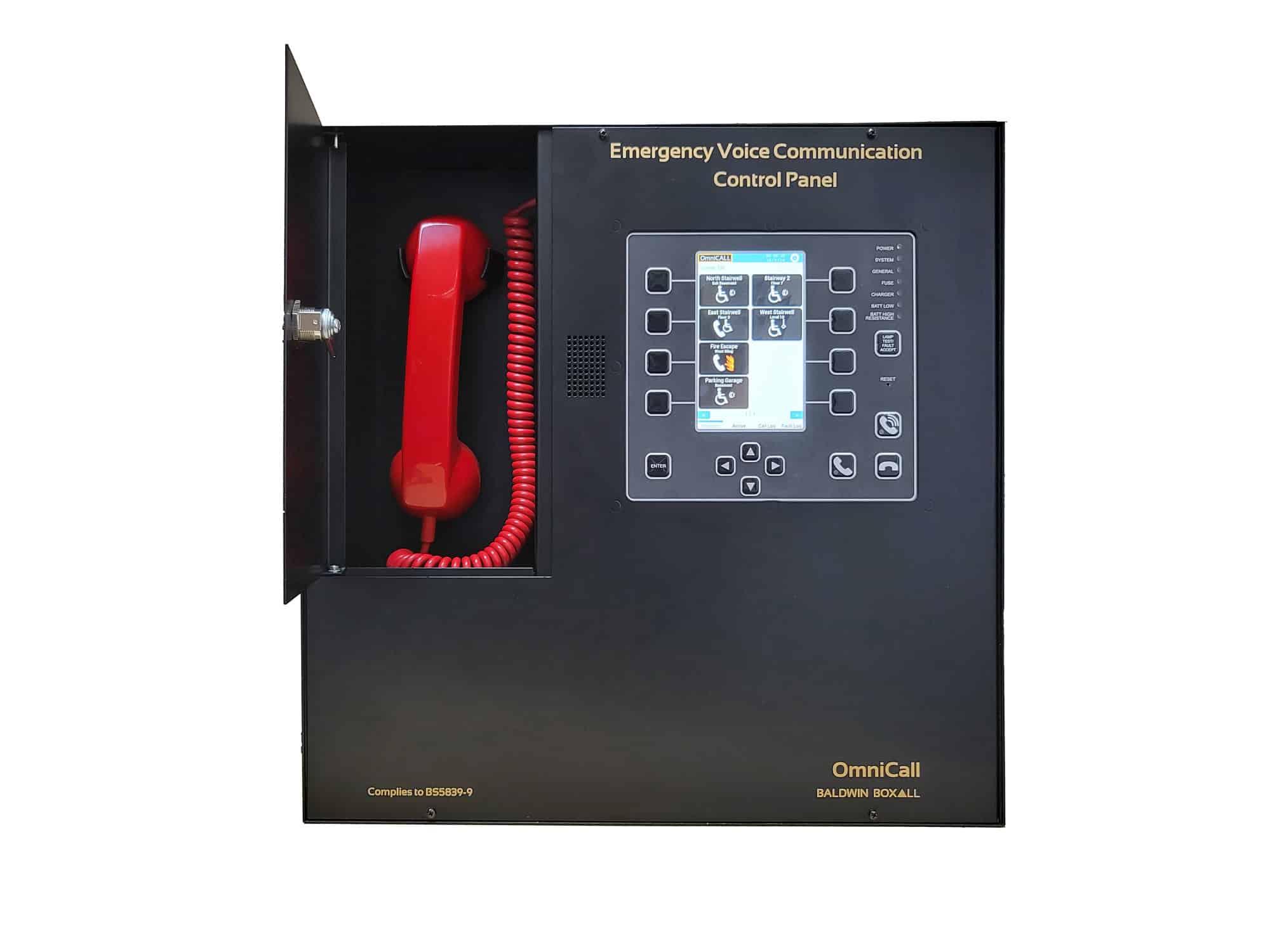 OmniCALL EVC at Fire Safety 2024 | Baldwin Boxall